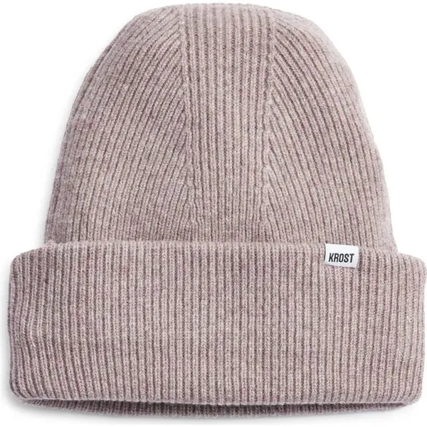 KROST Speckle Wool Beanie - Mauve