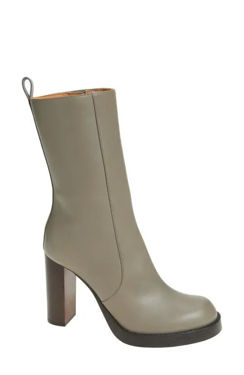 TOD'S Tube Block Heel Bootie