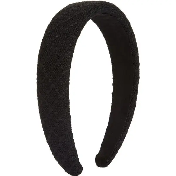 Tasha Wide Headband - Black