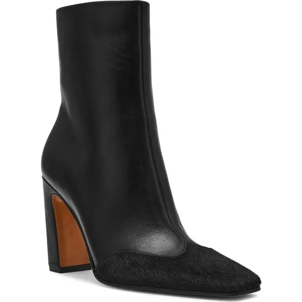Steve Madden Lyle Cap Toe Bootie - Black/black