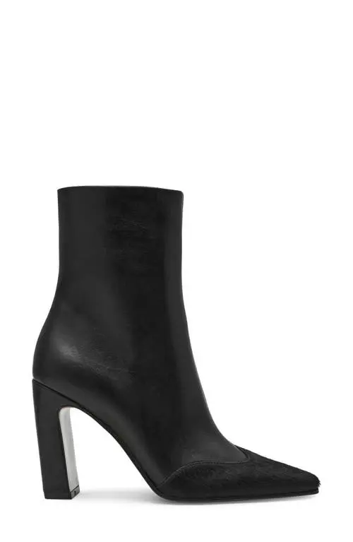 Steve Madden Lyle Cap Toe Bootie - Black/black