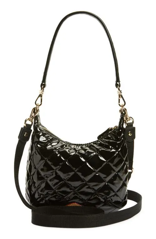 Mz Wallace Mini Crosby Quilted Nylon Shoulder Bag