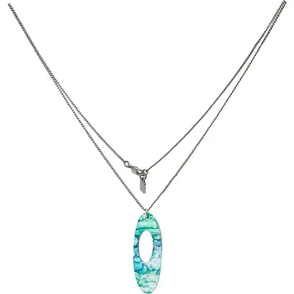 TOOLALLY Hepworth Pendant - Blue & Green Lava