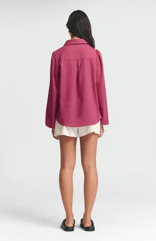 ST MRLO Pico Blouse - Raspberry Red