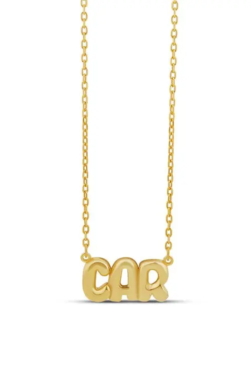 SHYMI Helium Script Necklace - Gold