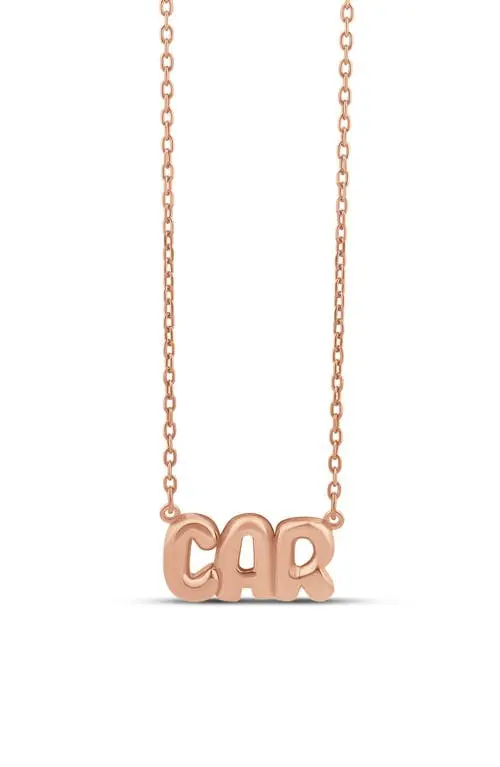 SHYMI Helium Script Necklace - Rose
