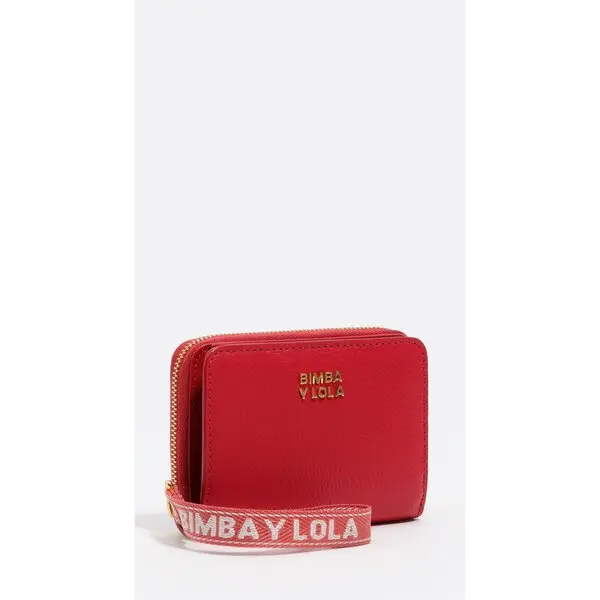 Bimba Y Lola Recycled Leather Wallet - Red
