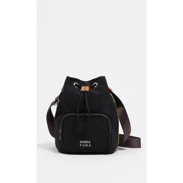 Bimba Y Lola Nylon Mini Bag - Black