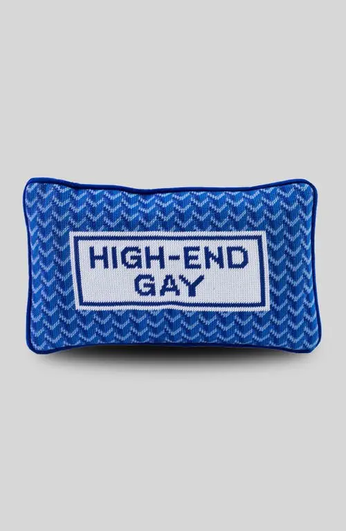 FURBISH Needlepoint Pillow - High End Gay