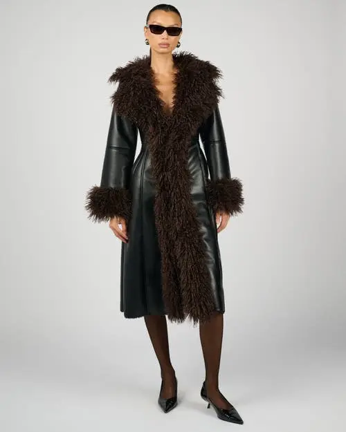 WeWoreWhat Penny Lane Mid-length Coat
