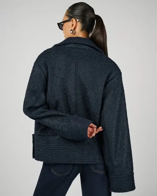 WeWoreWhat Moto Wool Jacket