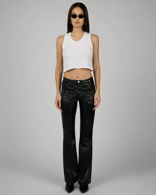 WeWoreWhat Low Rise Western Pant