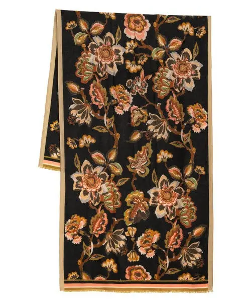Echo Park Floral Wrap - Black
