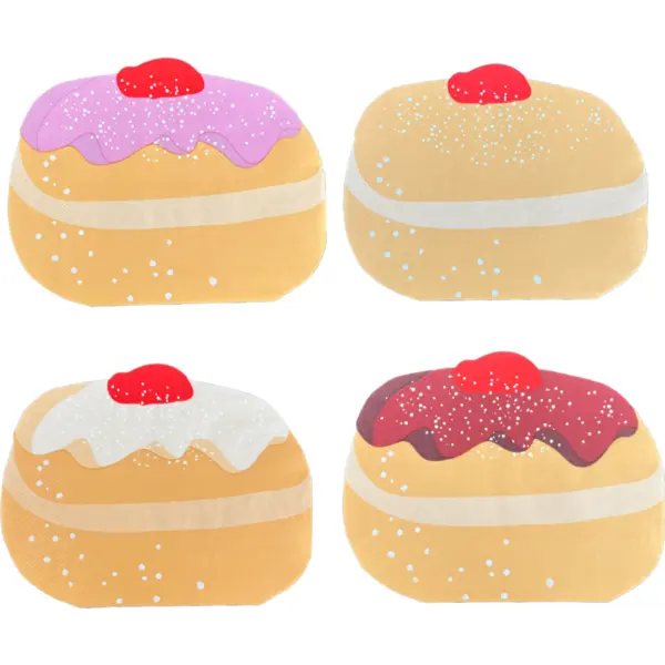 JOLLITY & CO Sufganiyah Judica Large Napkins - Assorted Pre-pack