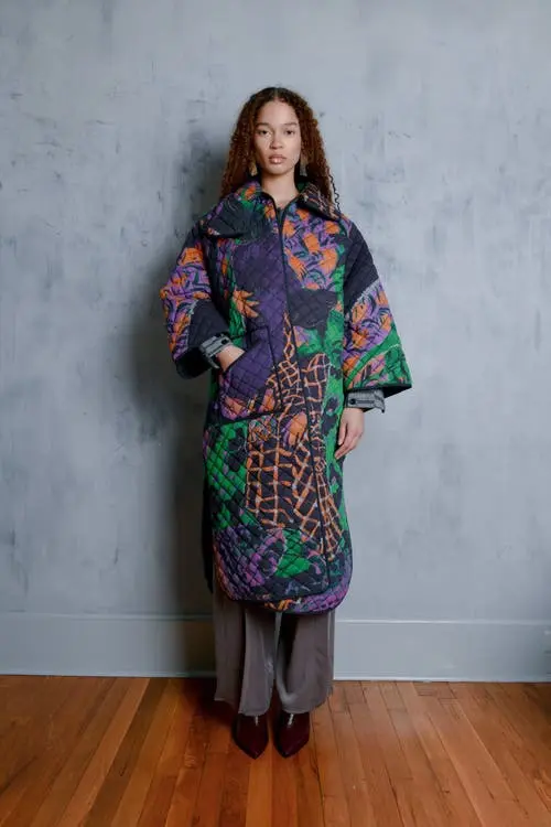 UNTITLED IN MOTION Tatum Sculptural Quilted Jacket