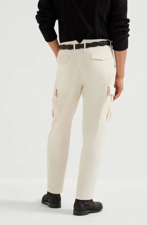 Brunello Cucinelli Leisure Fit Cargo Trousers - Panama