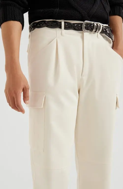 Brunello Cucinelli Leisure Fit Cargo Trousers - Panama
