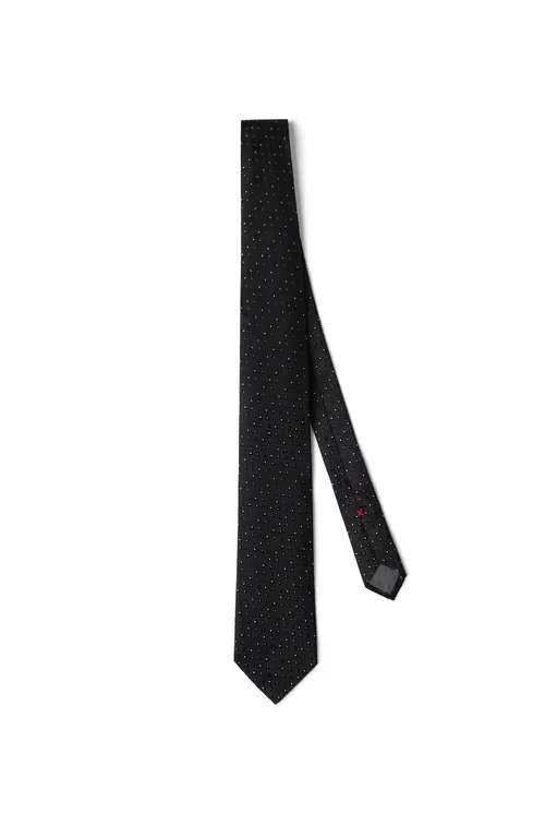 Brunello Cucinelli Necktie With Pattern - Anthracite