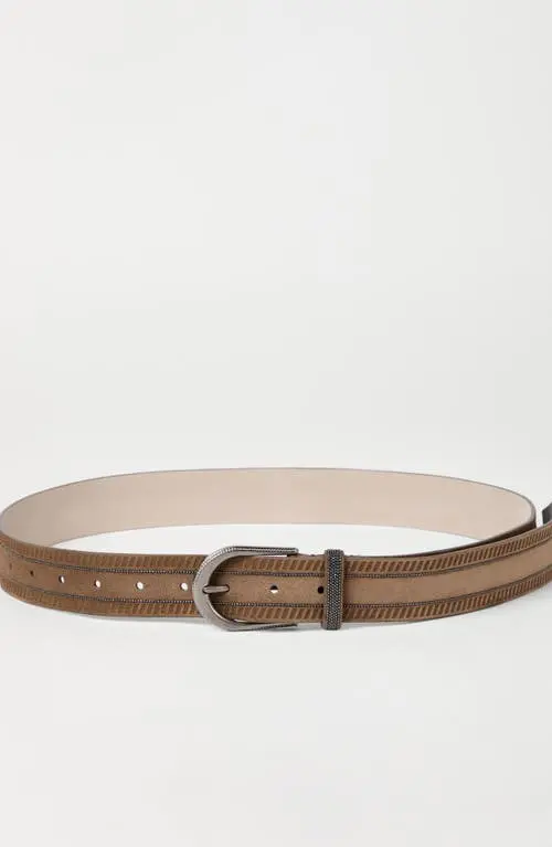 Brunello Cucinelli Suede Belt