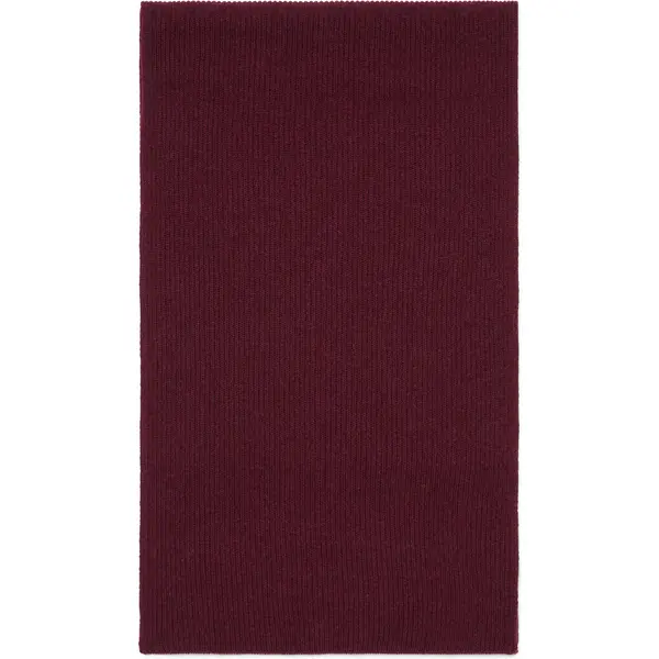 Brunello Cucinelli Cashmere Knit Scarf - Amaranth