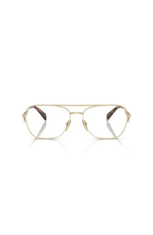 Prada 57mm Pilot Optical Glasses