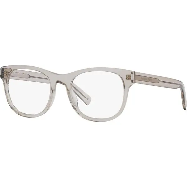 Saint Laurent 55mm Rectangle Optical Glasses - Brown