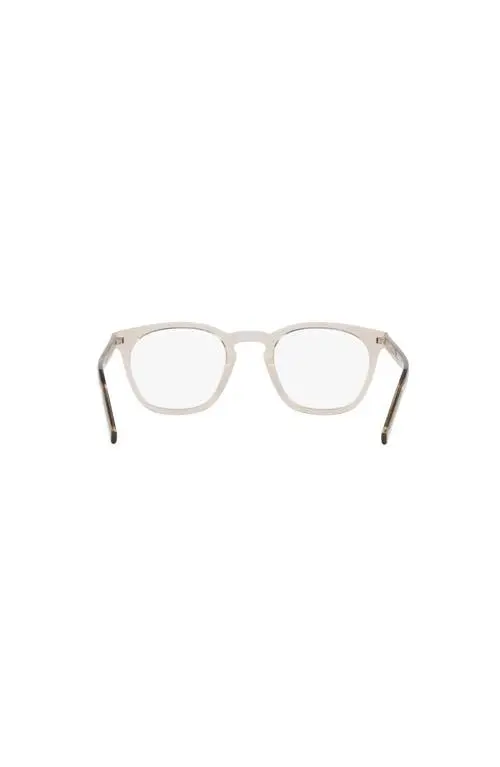Saint Laurent 49mm Round Optical Glasses - Brown