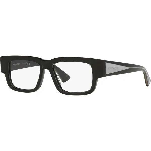 Bottega Veneta 51mm Rectangle Optical Glasses - Black