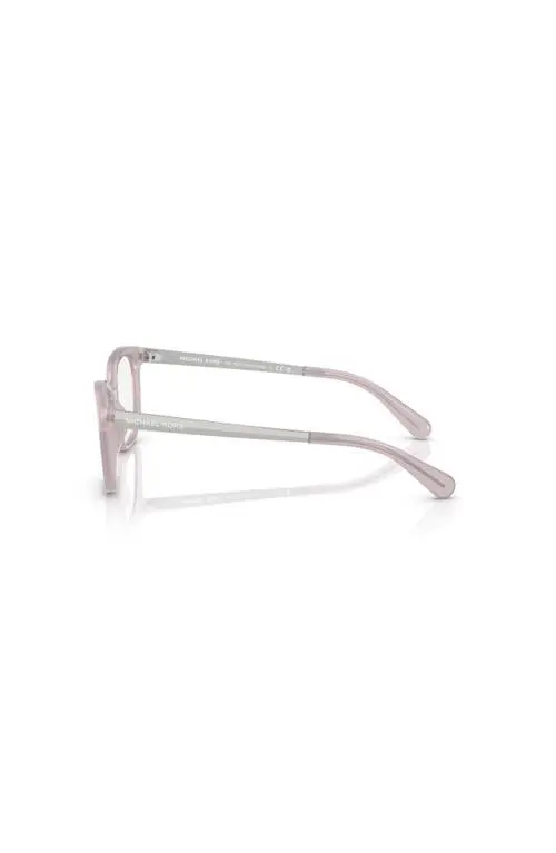 Michael Kors 51mm Rectangle Full Rim Acetate Eyeglasses