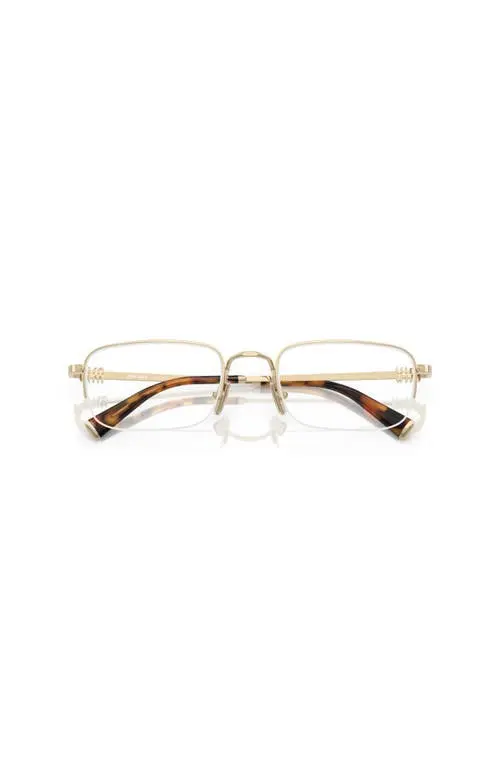 Miu Miu 53mm Rectangle Optical Glasses