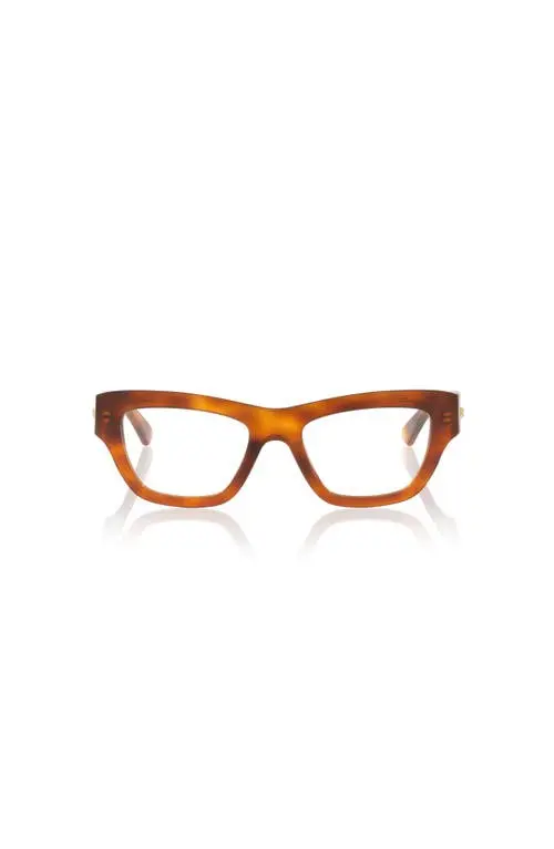 Bottega Veneta 51mm Rectangle Optical Glasses