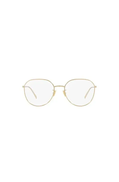 Saint Laurent 53mm Round Eyeglasses
