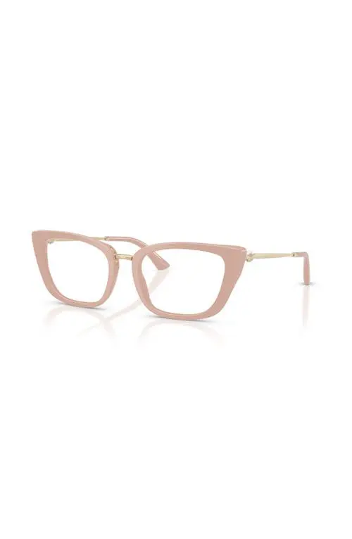 JIMMY CHOO 52mm Cat Eye Optical Glasses - Pink