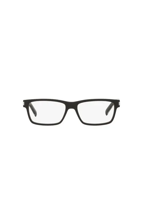 Saint Laurent 56mm Rectangle Full Rim Optical Glasses