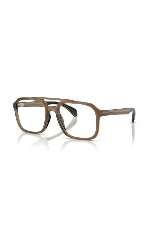 Moncler 54mm Square Optical Glasses - Brown