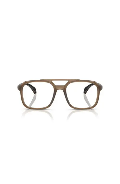 Moncler 54mm Square Optical Glasses - Brown