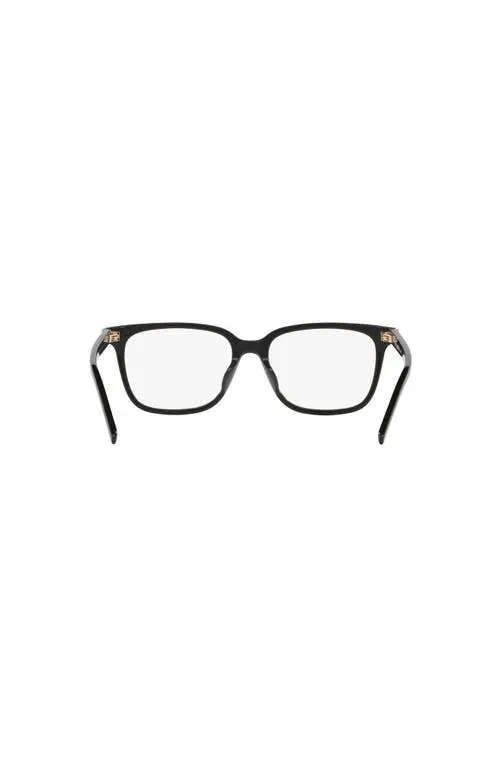 Saint Laurent 55mm Rectangle Optical Glasses - Black