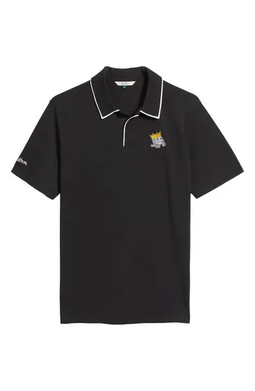 MALBON Fairway Monarch Piqué Performance Golf Polo