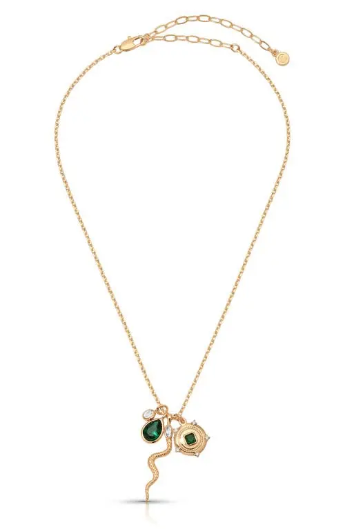 Ettika Serpentina Charm Necklace