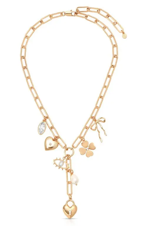 Ettika Charmed Y-necklace