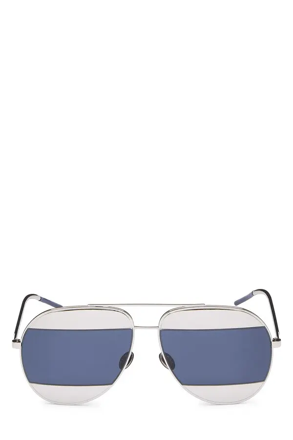 Dior Metal Split 1 Sunglasses - Silver