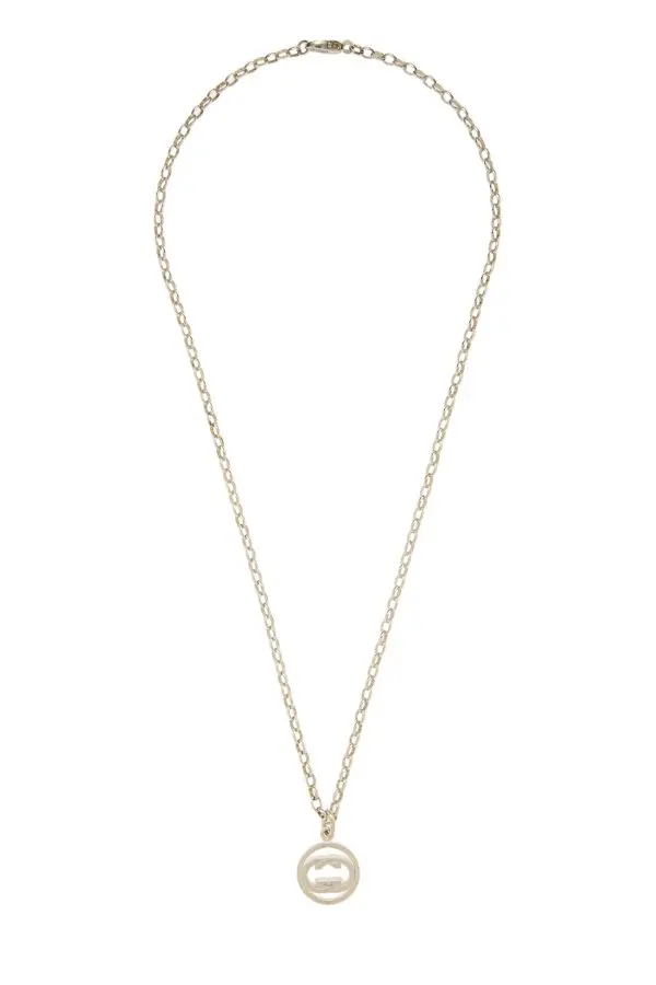 Gucci Interlocking Gg Necklace - Silver