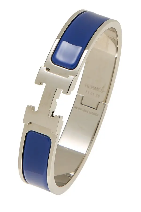 Hermès Clic Clac H Bangle - Blue