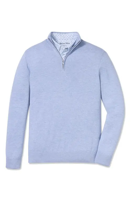 Mizzen+main Heritage Quarter Zip Sweater