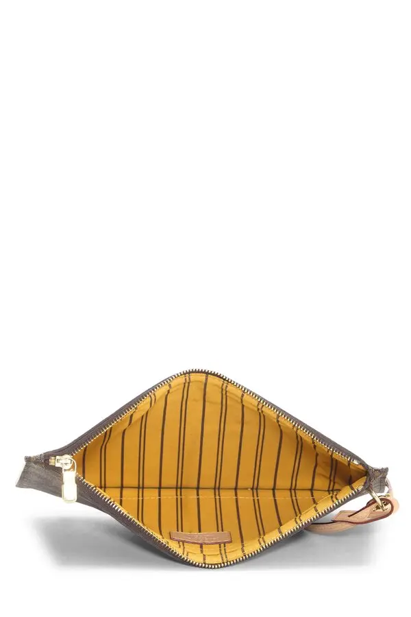 LOUIS VUITTON Monogram Neverfull Pouch Nm - Brown