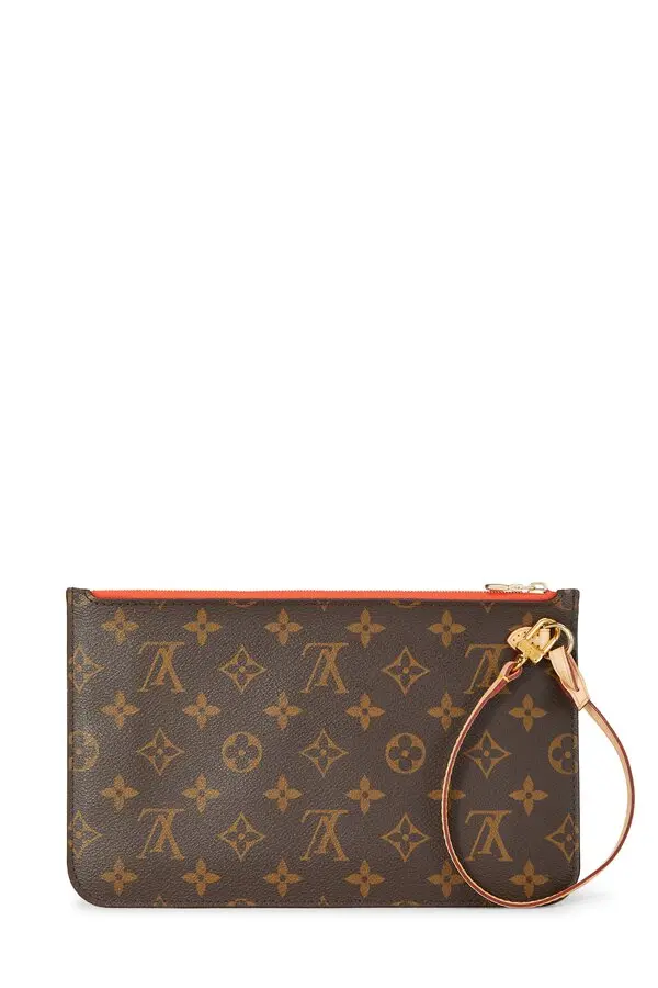 LOUIS VUITTON Monogram Pouch - Orange