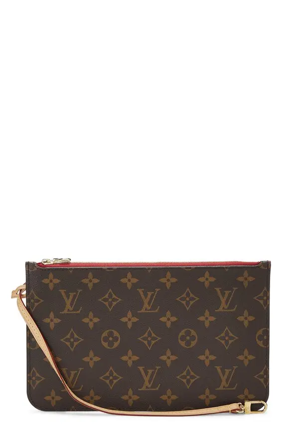 LOUIS VUITTON Monogram Pouch - Red