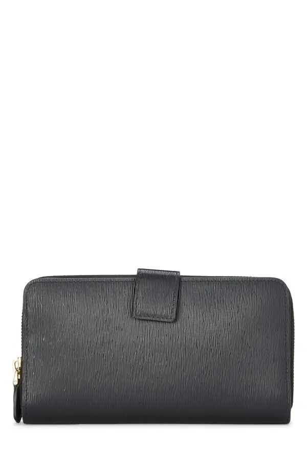 Prada Vitello Move Zip Around Wallet