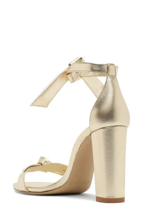 ALEXANDRE BIRMAN Clarita Metallic Sandals - Golden