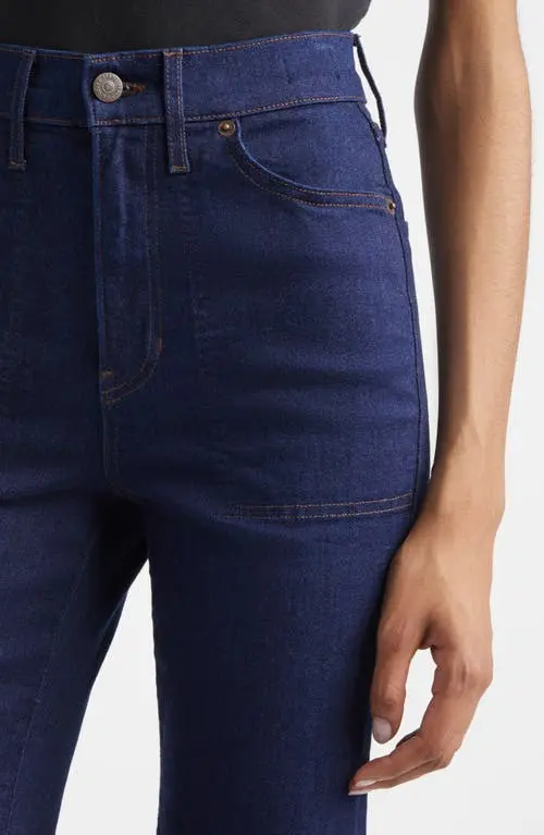 Veronica Beard Crosbie High-waist Wide Leg Jeans - Indigo Rinse